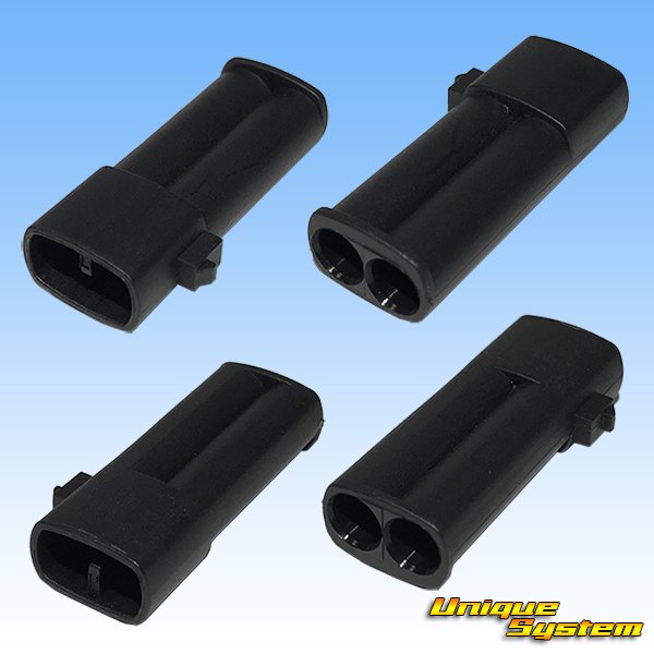 [Yazaki Corporation] 090-type II series waterproof 2-pole male-coupler ...